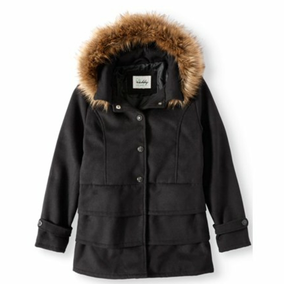 Sebby | Jackets & Coats | Sebby Girls Fleece Jacket Detachable Hood ...